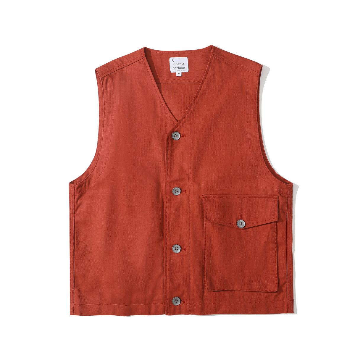 Herringbone Jerkin Vest - Red– GLUE Associates