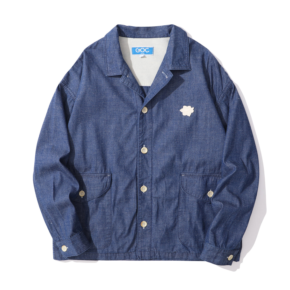 Japanese Slub Denim Poachers Pocket Jacket– GLUE Associates