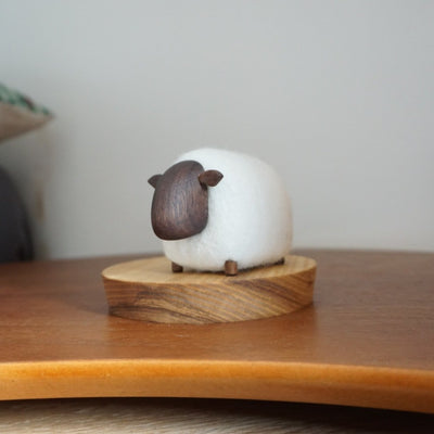 Sheep Night Light hand crafted sheep lamb bedside lamp– GLUE Associates